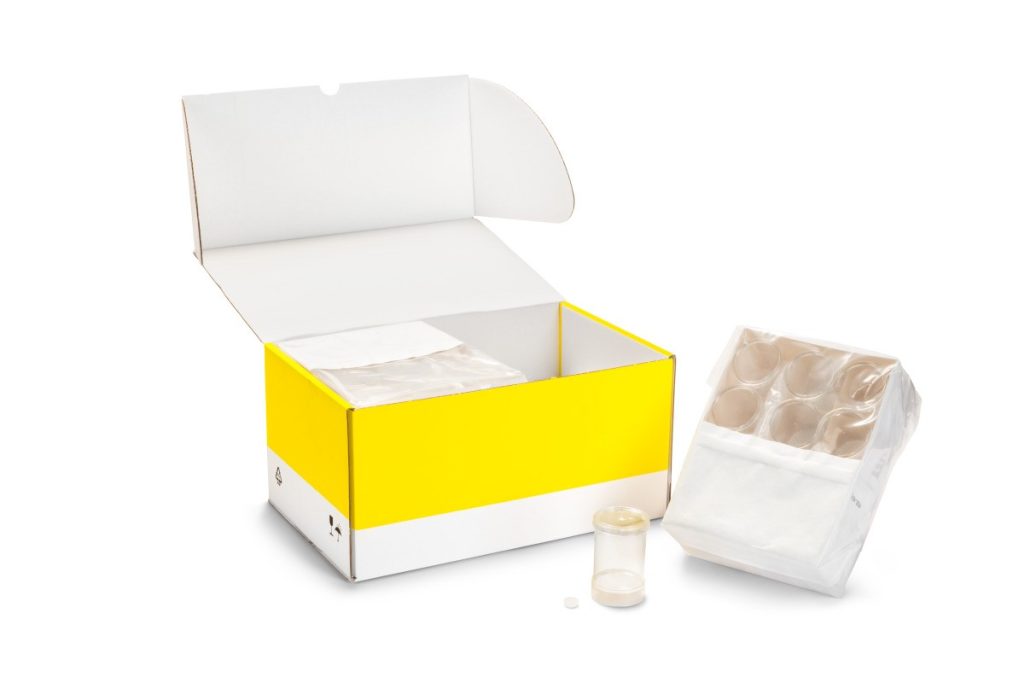 Disposable Filtration Unit | White w/Black Grid, 48/pk - Terriss Industries